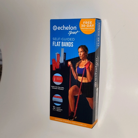Echelon | Other | Echelon Sport Selfguided Flat Bands 3 Pack | Poshmark